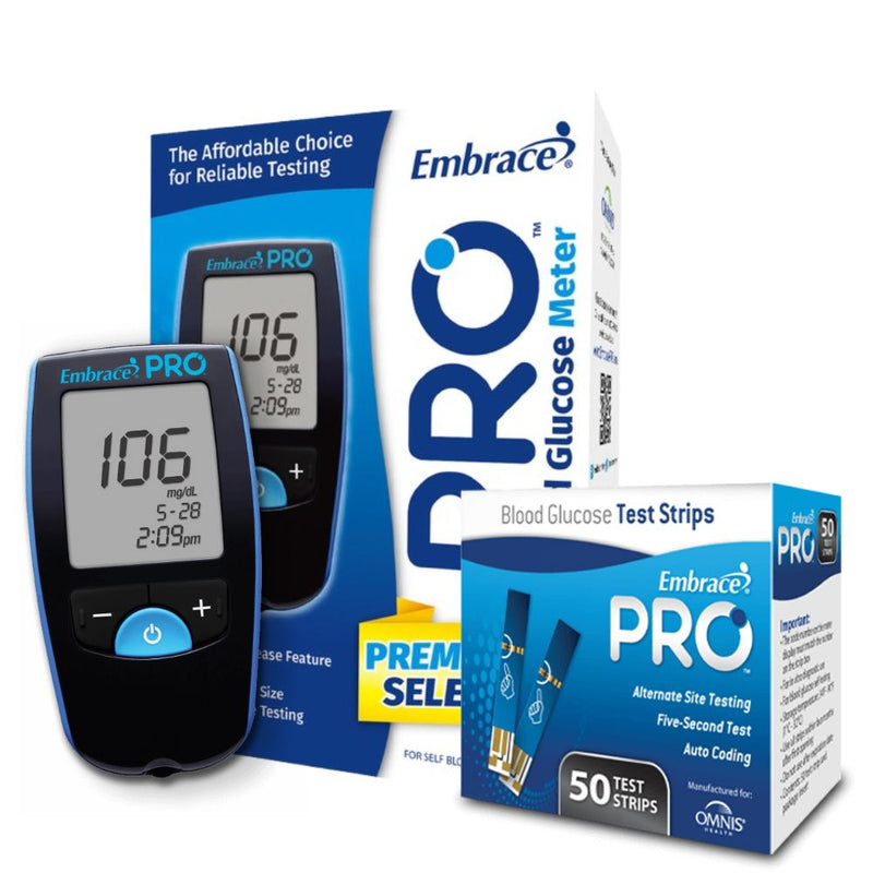 Omnis Health Embrace Pro Blood Sugar Test Strips / Meters / Kits ...