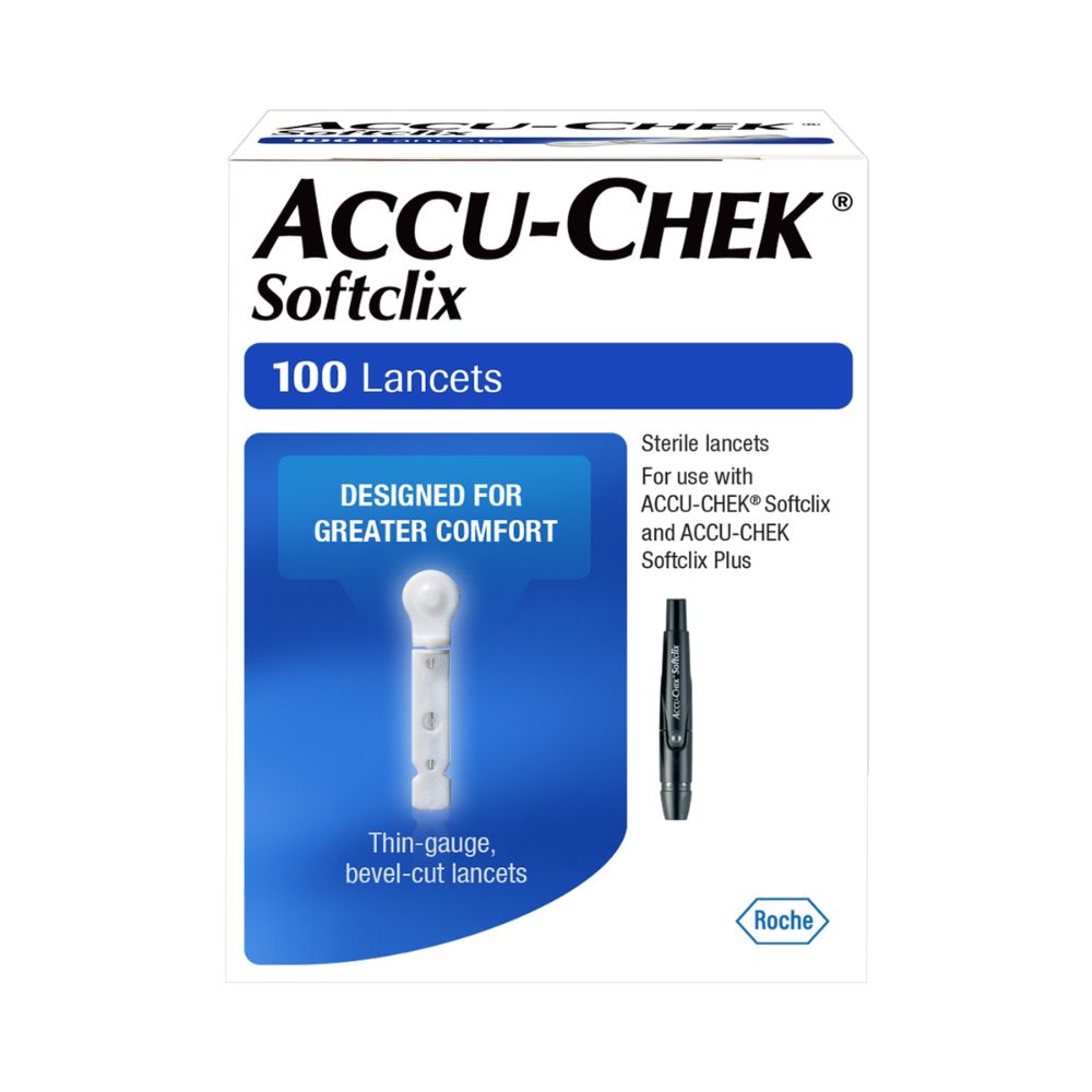 Accu-Chek Softclix Lancets, 28G (0.36 mm), 28 Gauge – Diabetics Essentials