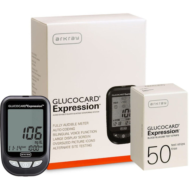 Arkray Glucocard Expression Blood Sugar Test Strips and Meters ...