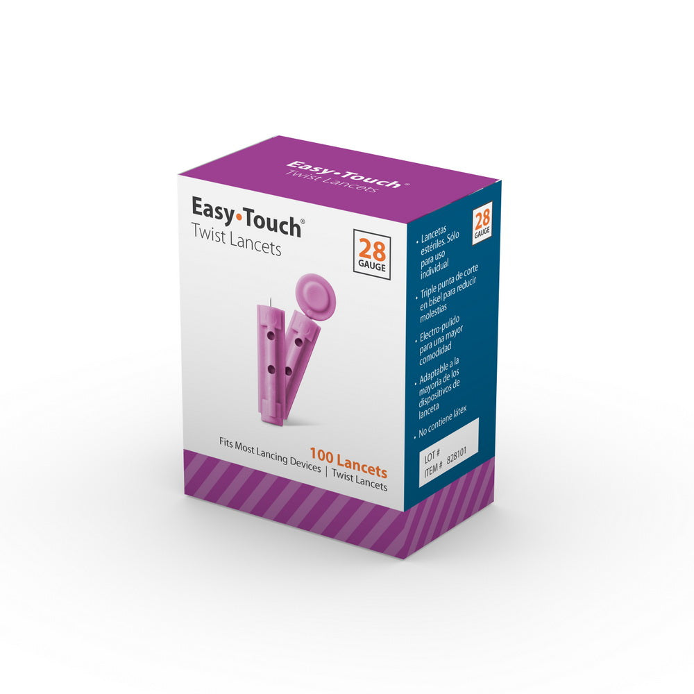 MHC EasyTouch Lancets, 28/30/32/33G, Twist Top, Easy Touch, Universal ...